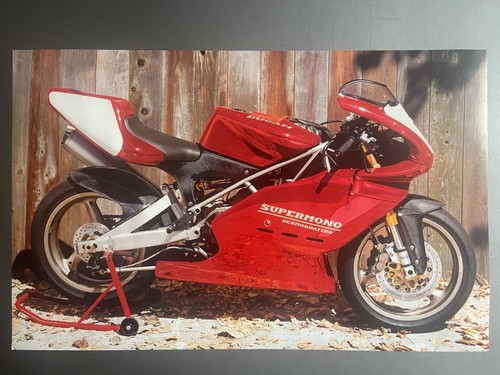 1995 Ducati 550 Super Mono Motorcycle Print Picture - RARE!! Awesome ...