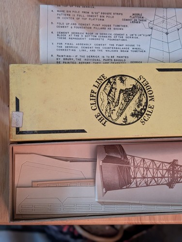 Vintage Cliff Line Scale Model H O Oil Well Derrick T A- 10 | eBay