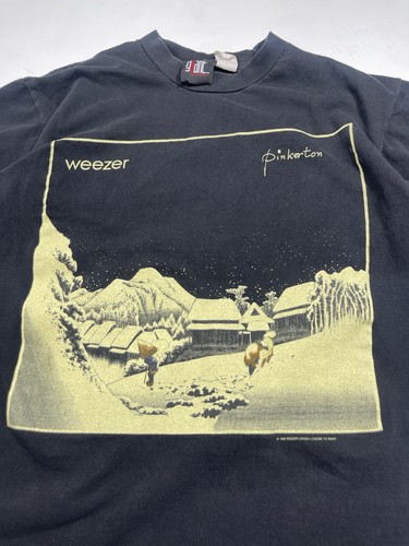 Vintage 90s 1996 Weezer Pinkerton Album Promo T Shirt Size M Giant Tag ...