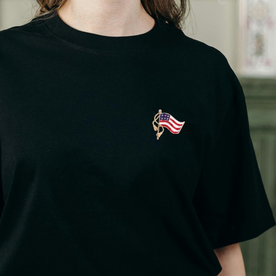 Flag Brooch Lapel Pin for Men Independence Day Jewelry Decor | eBay ...