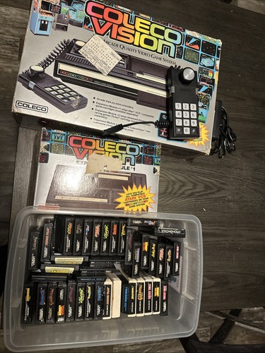 Colecovision Console + Expansion And 40 Games With Extra Controller | eBay