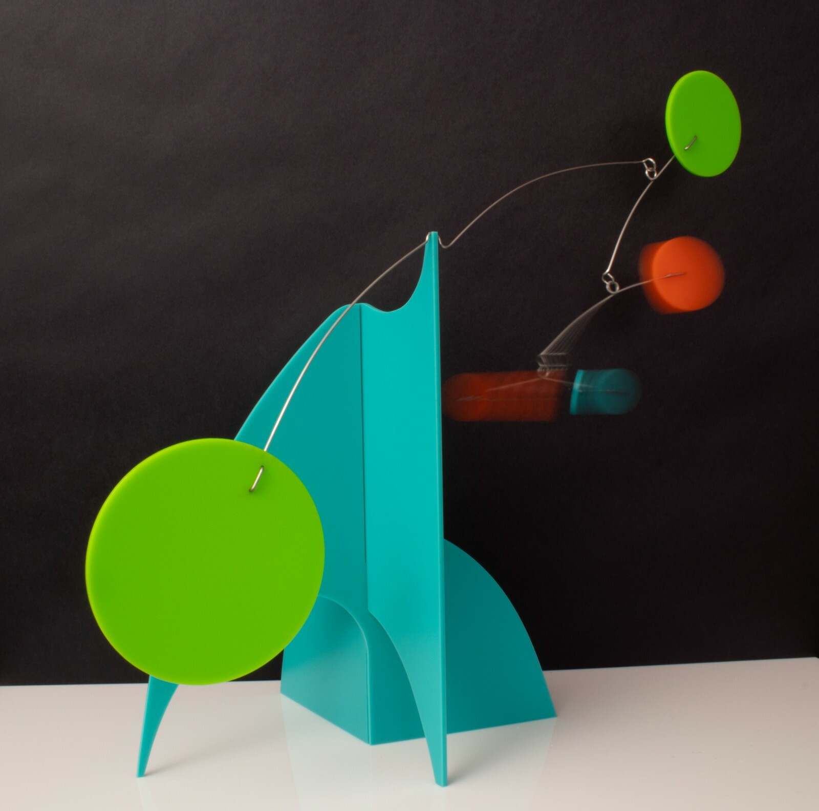 Retro Mod Sculpture - Mid Century Modern Style Kinetic Art Stabile Home ...