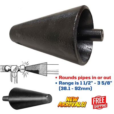 Pipe End Shaper Expander Cone for Rounding Exhaust Bent Pipe Motorcycle ...