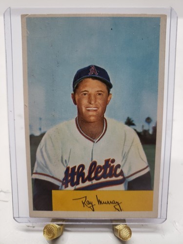 1954 BOWMAN MLB Baseball #83 Ray Murray Philadelphia Athletics | eBay