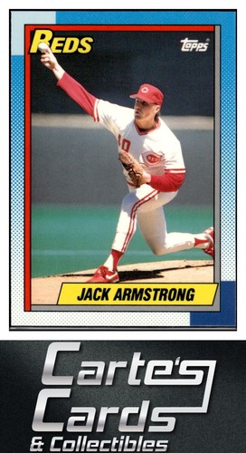 Jack Armstrong 1990 Topps Tiffany #642 Cincinnati Reds | eBay