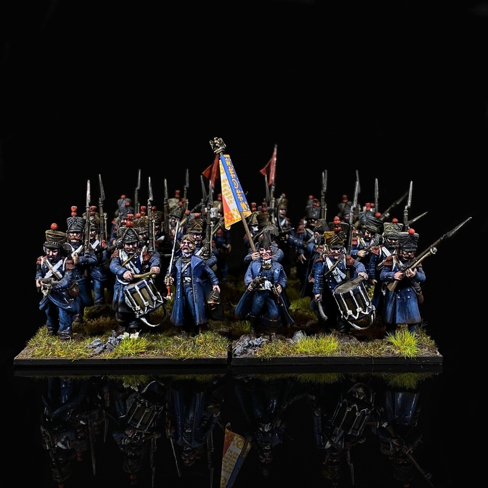 Victrix 28mm Napoleonic French Middle Guard Grenadiers well painted ...
