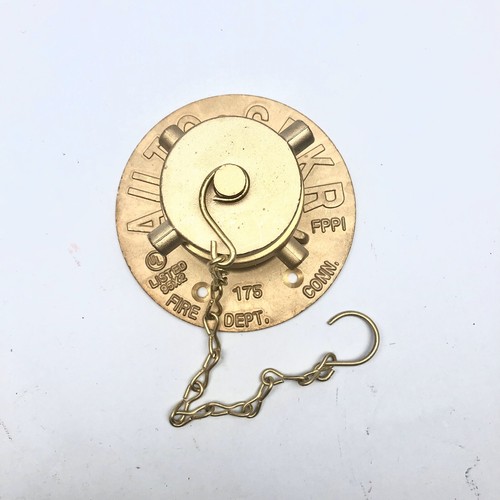 AUTO-SPKR FPPI FIRE END CAP PLATE CROKER BRASS | eBay