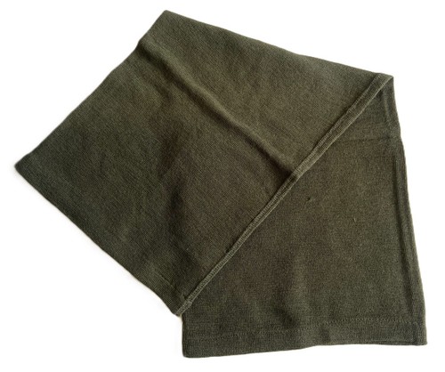 100% Wool Green Cold Weather Headover Cap Comforter Genuine British ...