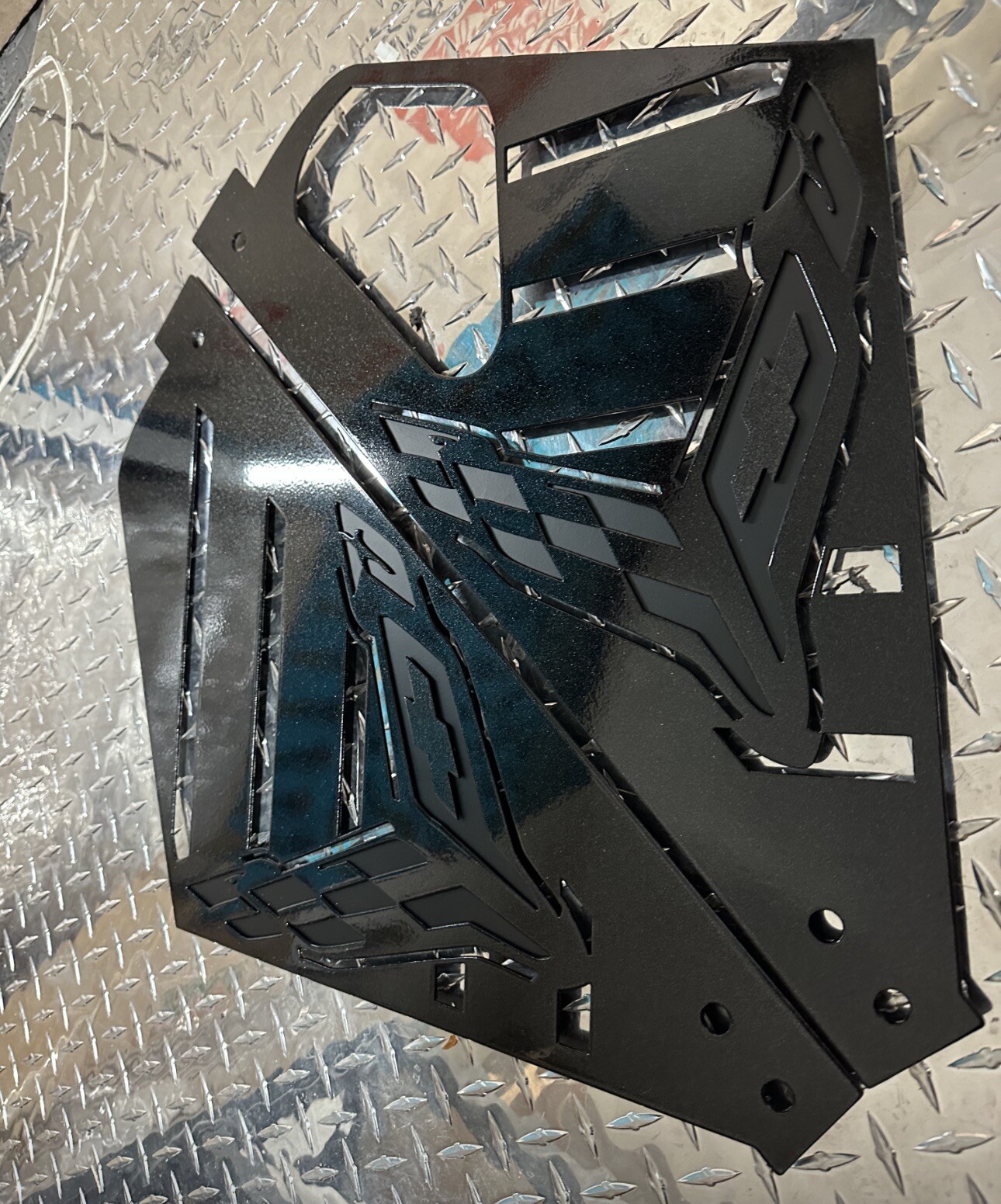 2020/2024 CORVETTE C8 ENGINE COVERS BLACKOUT Chevy Edition SIDE PANELS ...