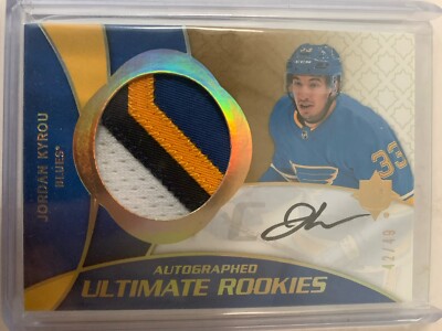 Jordan Kyrou Ultimate Rookie Patch Autograph 2008-09 Retro /49 | eBay