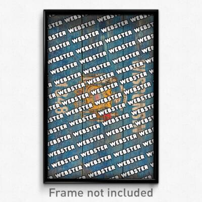 Webster Wisconsin Poster (WI City Souvenir 11x17 Town Print) | eBay