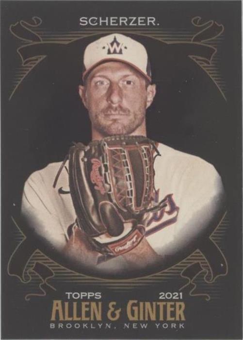 2021 Topps Allen & Ginter's X - Max Scherzer #52 for sale | eBay