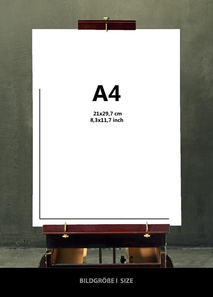 ART PRINT No 557 I Druck Print of Original Zeichnung Draw by Edgar | eBay