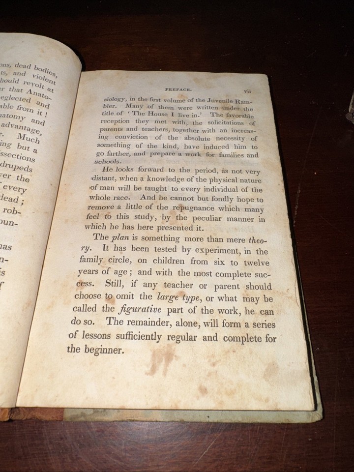 Antique 1834 THE HOUSE I LIVE IN - Part First- THE FRAME By William A ...