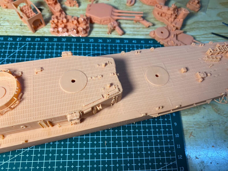 3D Printed 1/200 US Navy Forrest Sherman Class Destroyer Unpainted ...