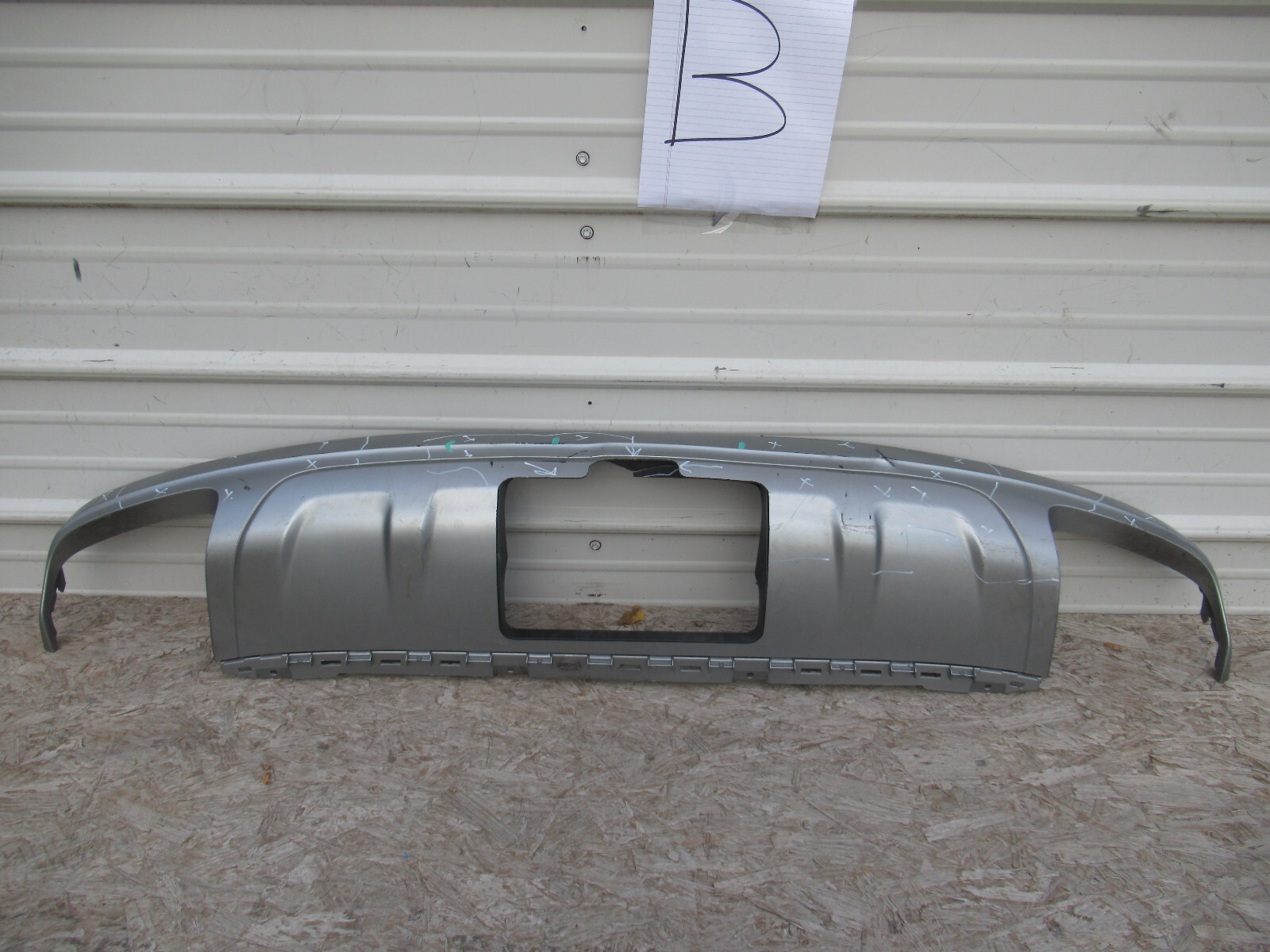 2016-2018 Audi Q7 Rear Bumper Lower Valance OEM 4m0807941c | eBay