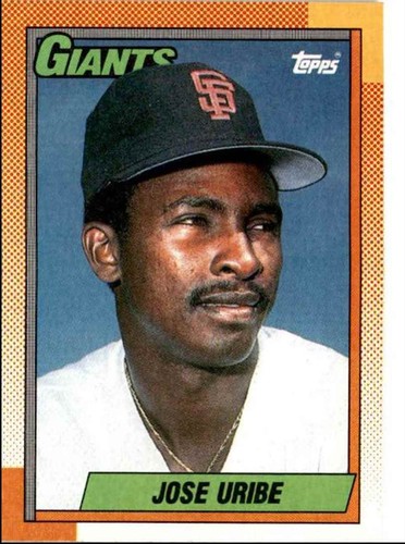 1990 Topps Baseball Cards Jose Uribe San Francisco Giants #472 | eBay