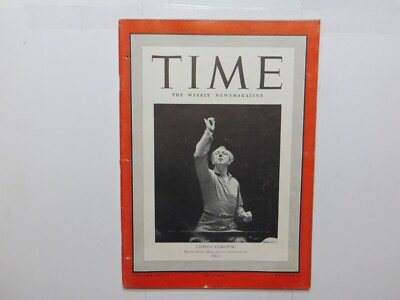 Time Magazine November 18, 1940 Leopold Stokowski 7X | eBay