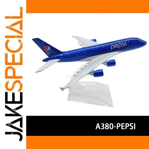Modèle Réduit Avion Airbus A380 Pepsi Diecast Model Airplane 15cm ...