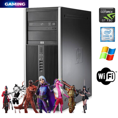 HP Gaming Desktop Computer PC INTEL I5 GeForce 730 16GB 2TB HD/SSD ...