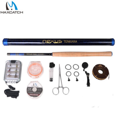 Maxcatch Nexus Tenkara Fly Fishing Rod combo 12/13/13'6ft 7:3Action ...