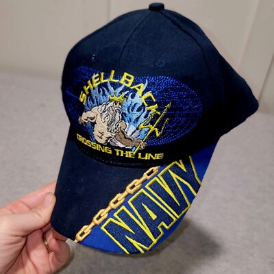 U.S. Navy Shellback "Crossing the Line" Baseball Cap Hat Trump. 5767 ...