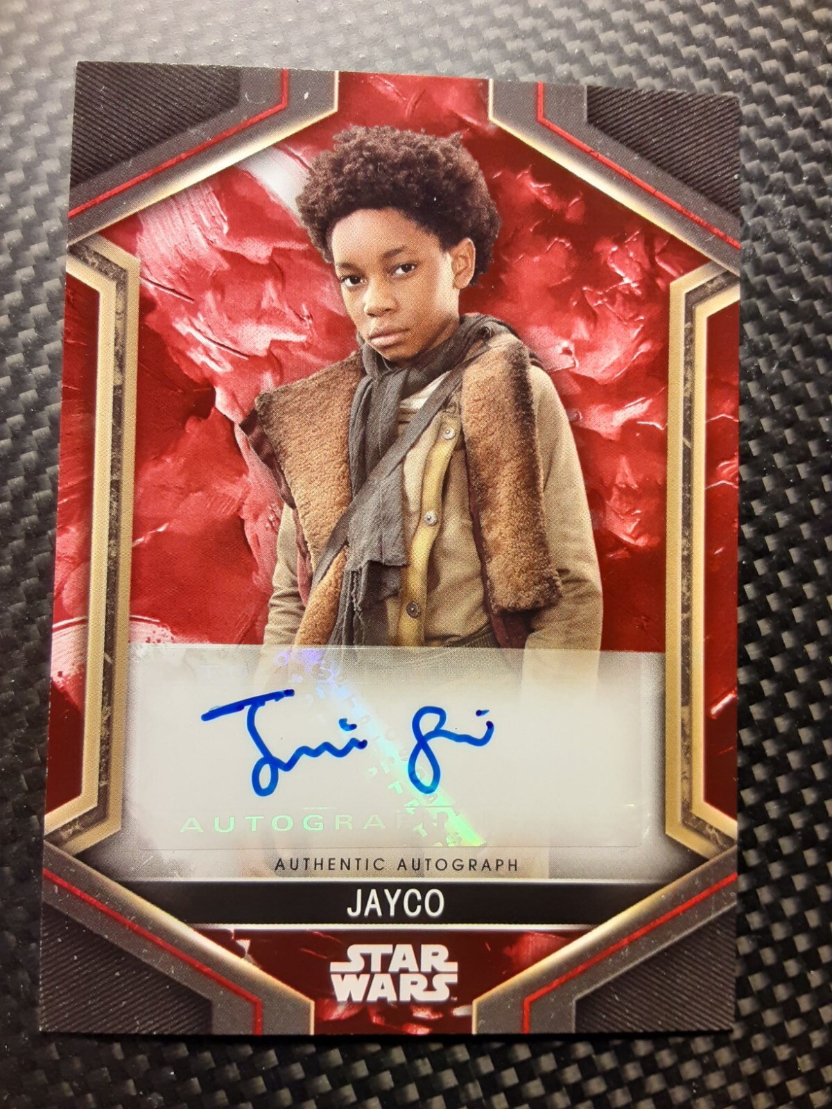 2023 TOPPS Star Wars Obi-Wan Kenobi Season 1 RED AUTO Jecobi Swain ...