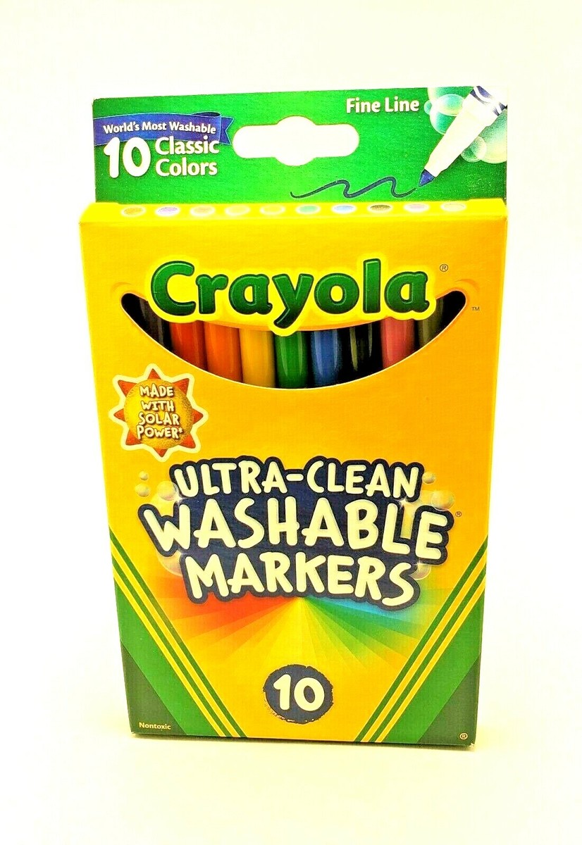 Crayola Washable Markers Crayola Washable Markers, Broad Line,