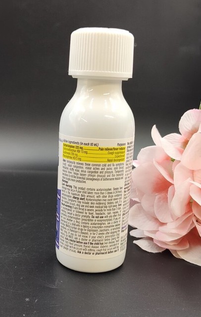 Mucinex Kid's Cold Cough & Sore Throat Liquid Berry 4oz 363824278643 ...