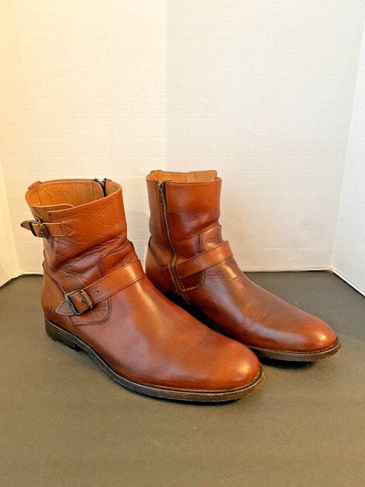 Frye Jacob Engineer Men's Boots (Cognac) Size 12 (Made in Mexico) | eBay