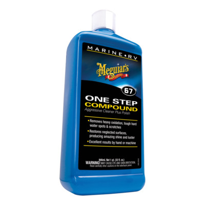 Meguiar’s M6732 One Step Compound Aggressive Cleaner Plus Polish 32 oz ...