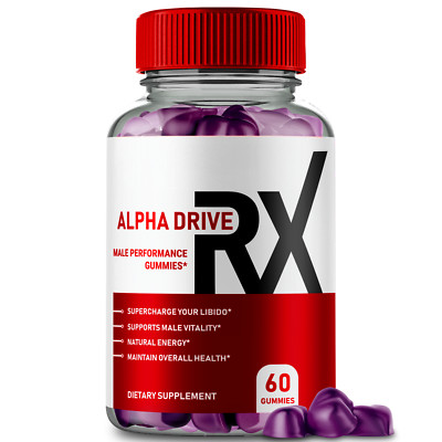 Alpha Drive RX Men Gummies AlphaDriveRX Men Support Gummy (60 Gummies ...