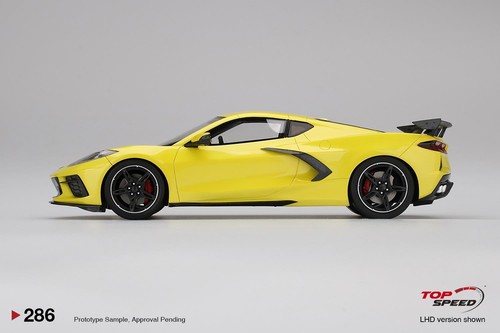 Chevrolet Corvette Stringray 2020 Accelerate Yellow Metalliic 1:18 TSM ...