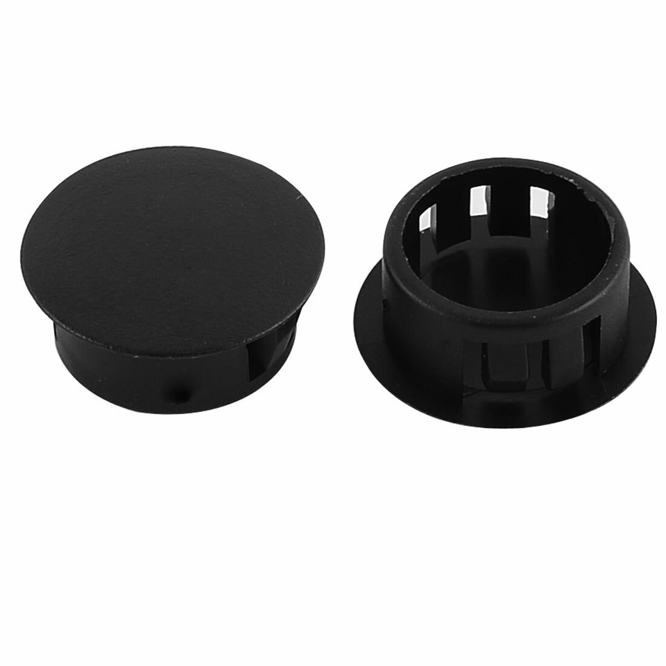 Plastic Round Shaped Mounting Locking Hole Plugs Button Cover 20mm Dia ...