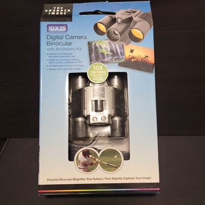 Sharper Image 10 X 25 Digital UV Coated Camera Spy Binoculars - NEW IN ...