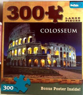Colosseum Rome Italy 300 pc 21.25" X 15" Buffalo Games Poster Included ...