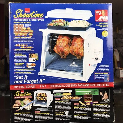 Ronco Showtime 4000 Rotisserie "Set It & Forget It!" Chicken Turkey ...