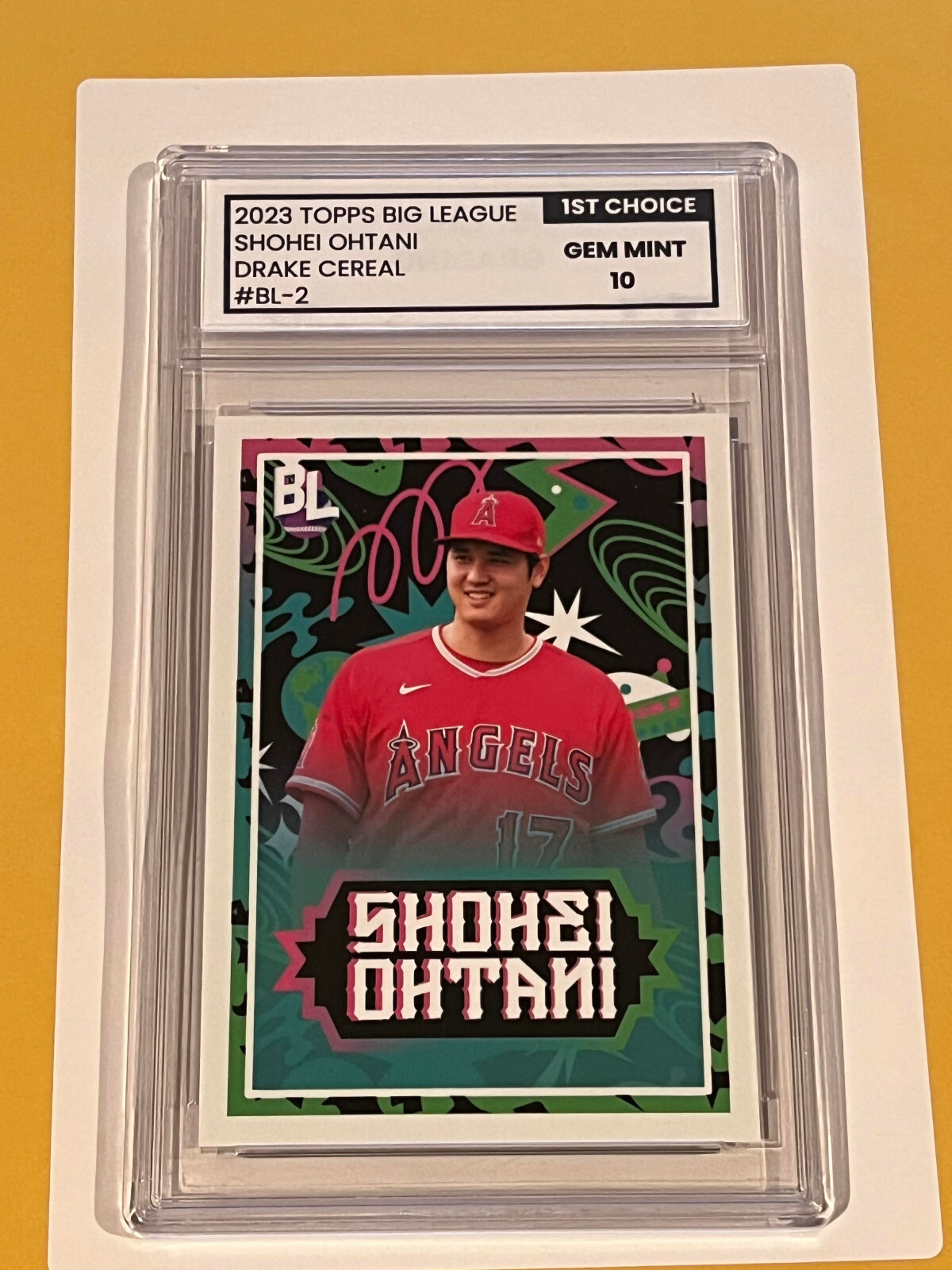 2023 Topps Big League Drake Cereal Shohei Ohtani #bl-2 1st Choice ...