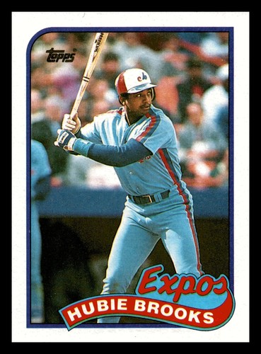 Hubie Brooks 1989 Topps #485 Montreal Expos Centered Mint | eBay