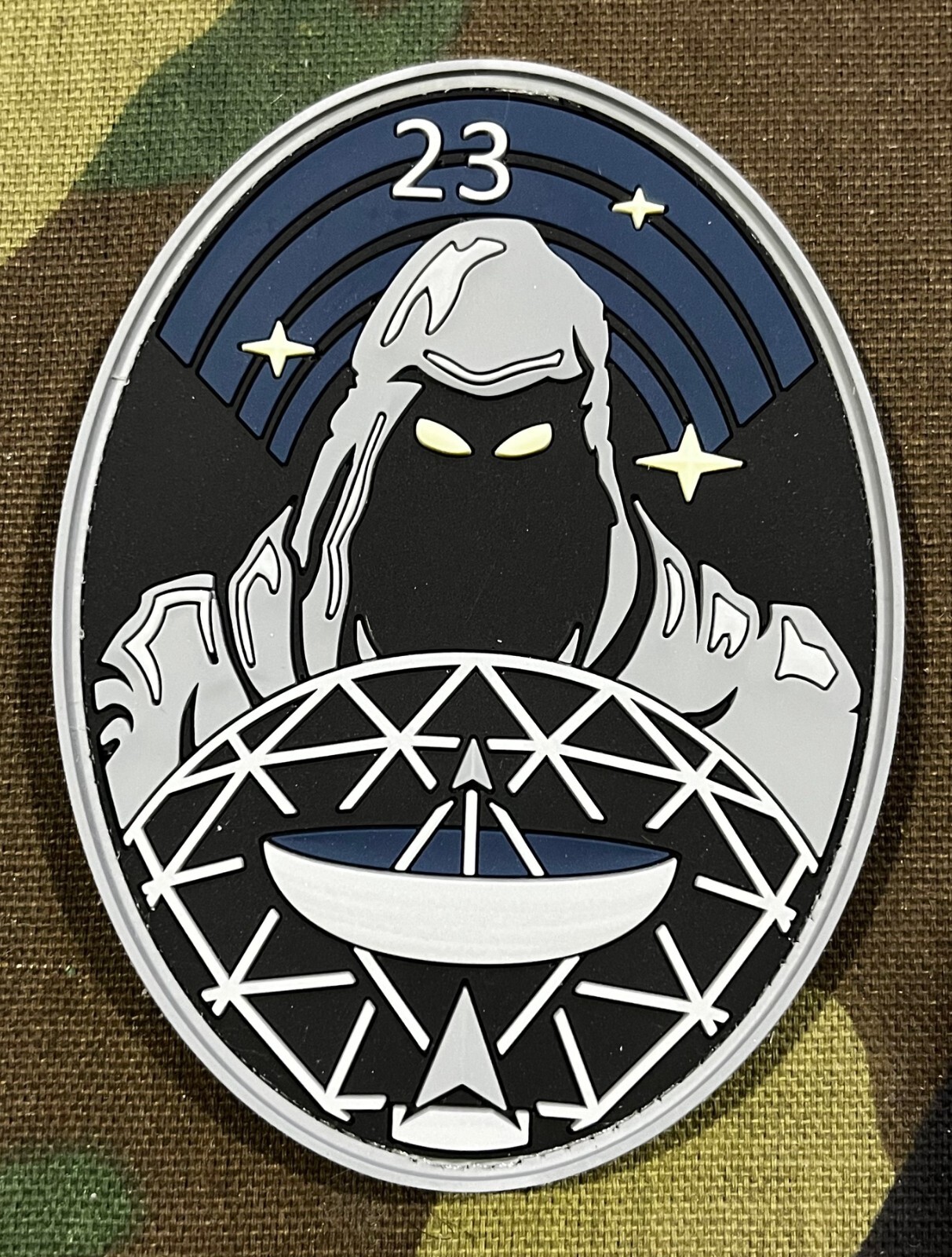 US SPACE FORCE USSF 23rd SPACE OPERATIONS SQADRON VINYL PATCH WITH HOOK ...