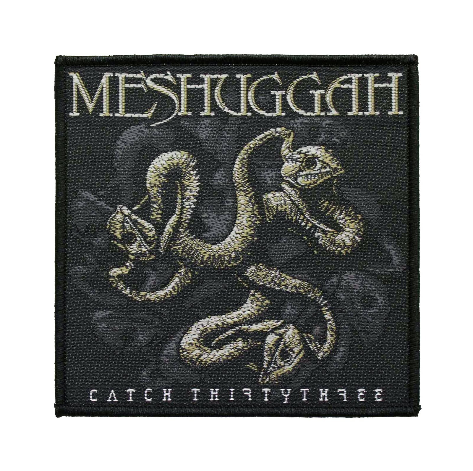 Meshuggah Catch Thirty Three Woven Sew On Battle Jacket Patch ...