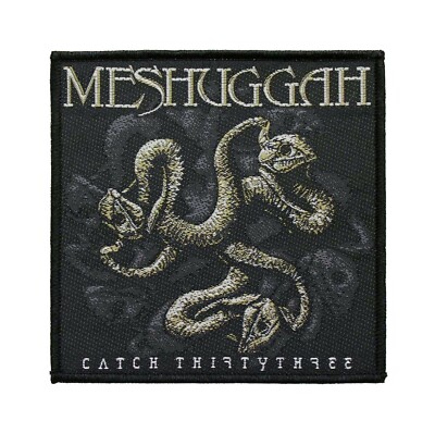 Meshuggah Catch Thirty Three Woven Sew On Battle Jacket Patch ...