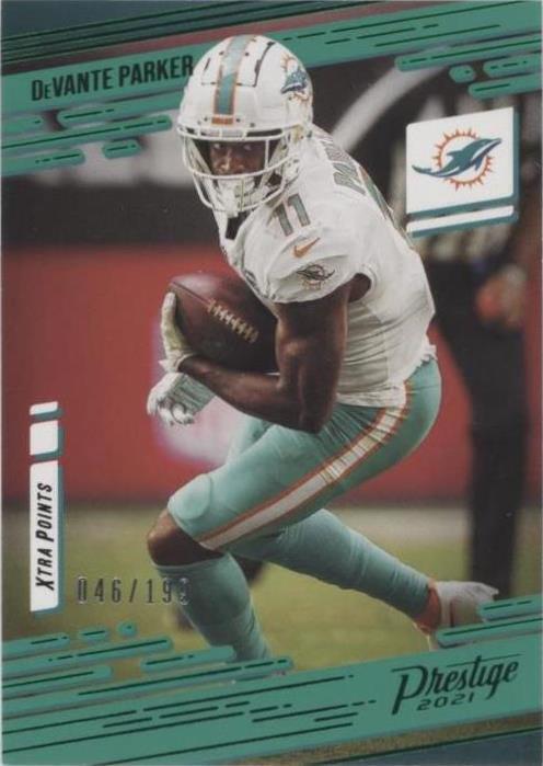 2021 Panini Prestige - Devante Parker #63 Xtra Points Green /199 for ...