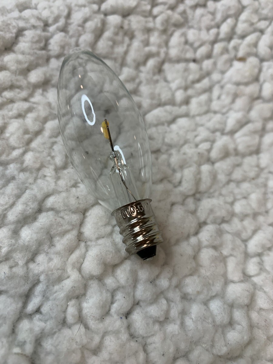 5 Watt Light Bulb 120 Volt LED 5W DIMMABLE CANDELABRA BLUNT TIP