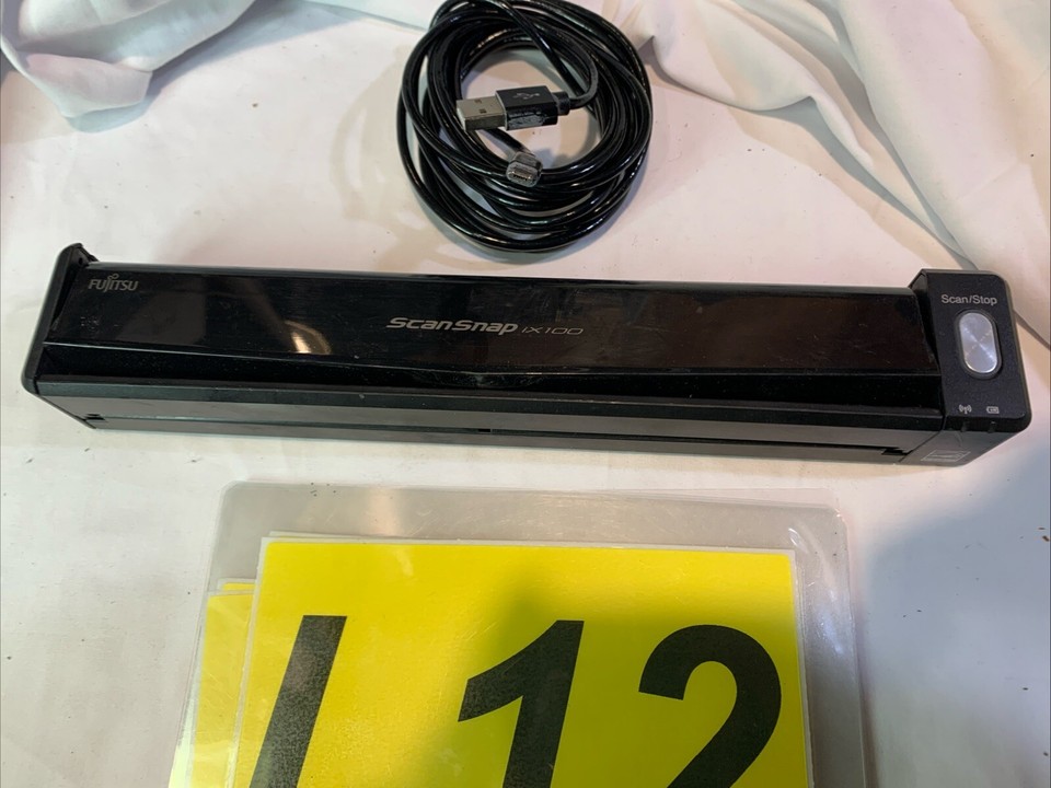 Fujitsu ScanSnap ix100 Portable Document Scanner with USB and WiFi | eBay