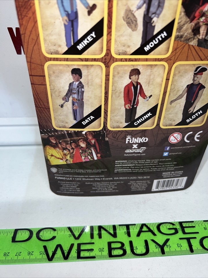 Super7 Reaction The Goonies Super Sloth Superman T-shirt Action Figure ...