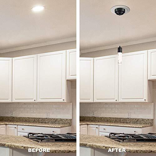Lighting Recessed Can Light Conversion Kit To Pendant Instant Light ...