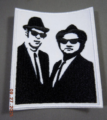 BLUES BROTHERS Jake and Elwood Iron-On Embroidered Patch 3" x 2.5" | eBay