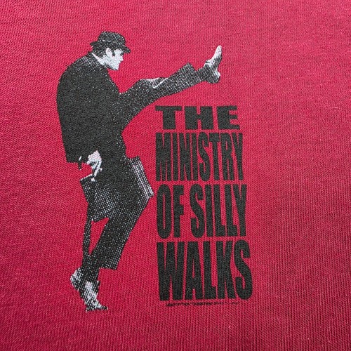 Vintage Liquid Blue Monty Python Ministry of Silly Walks Graphic T ...