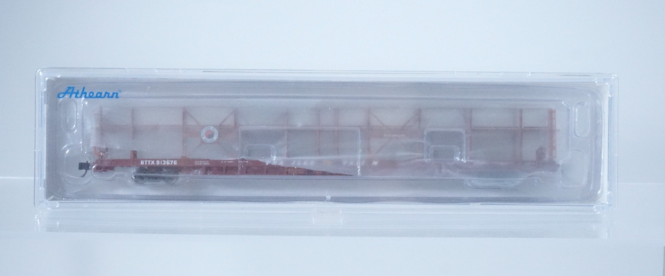 NOS Athearn BTTX 913676 N Scale F89F Auto Rack Flat Train Car - 14394 ...